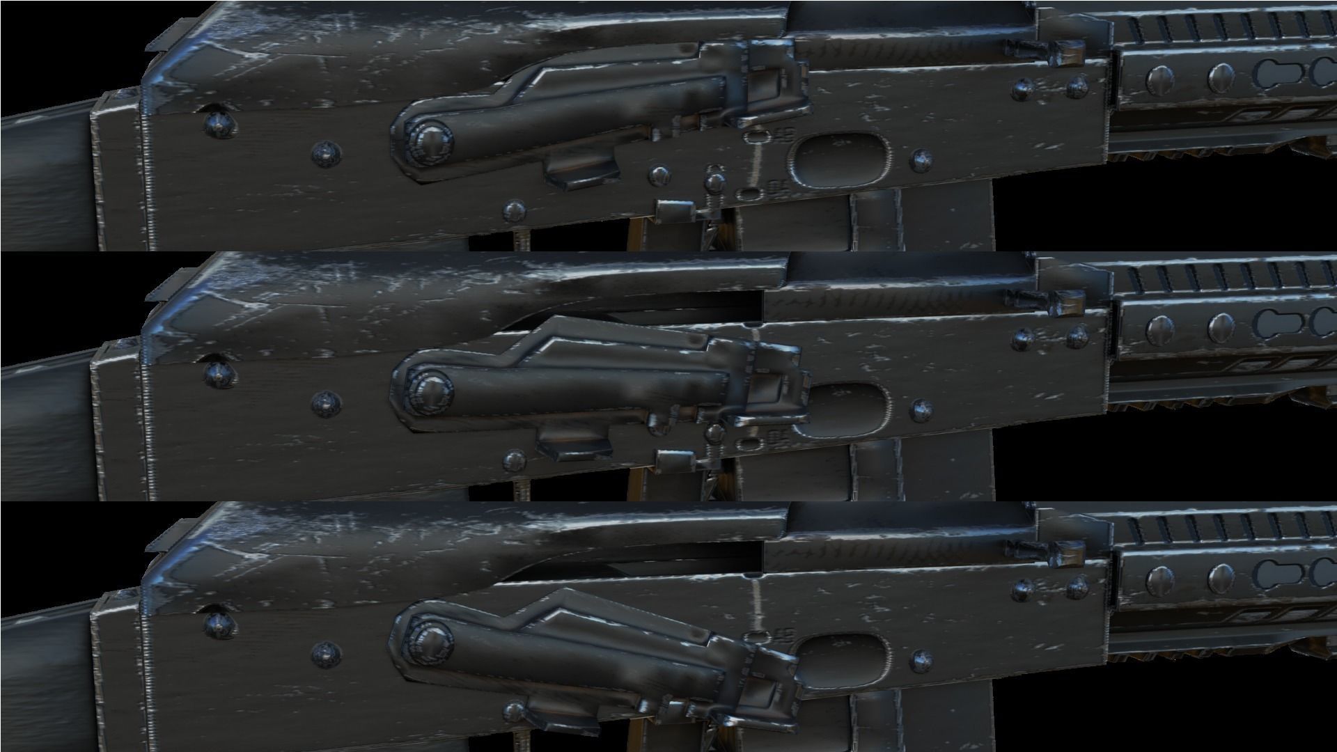 3D model AK Sniper Package VR / AR / low-poly | CGTrader