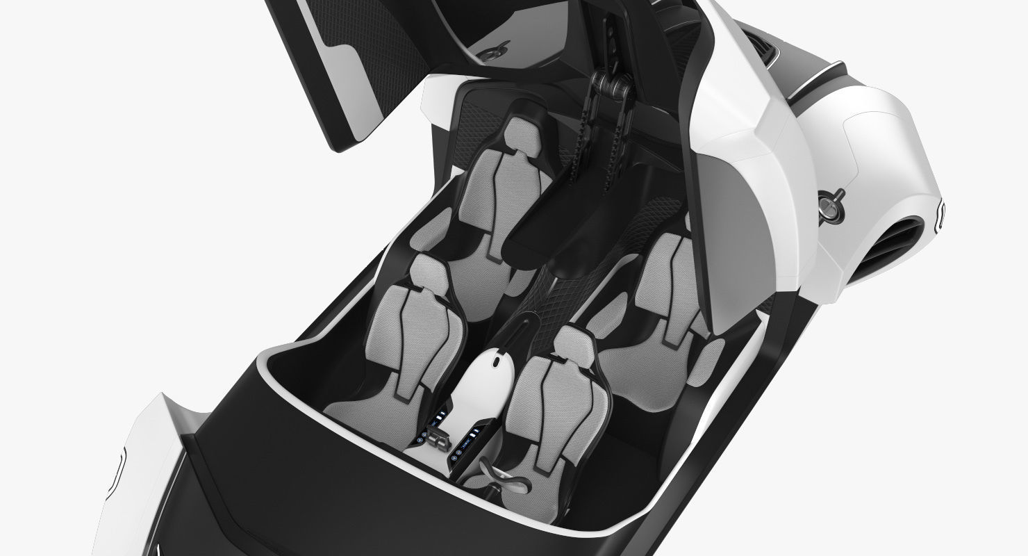 Hover car concept 4 3D model | CGTrader