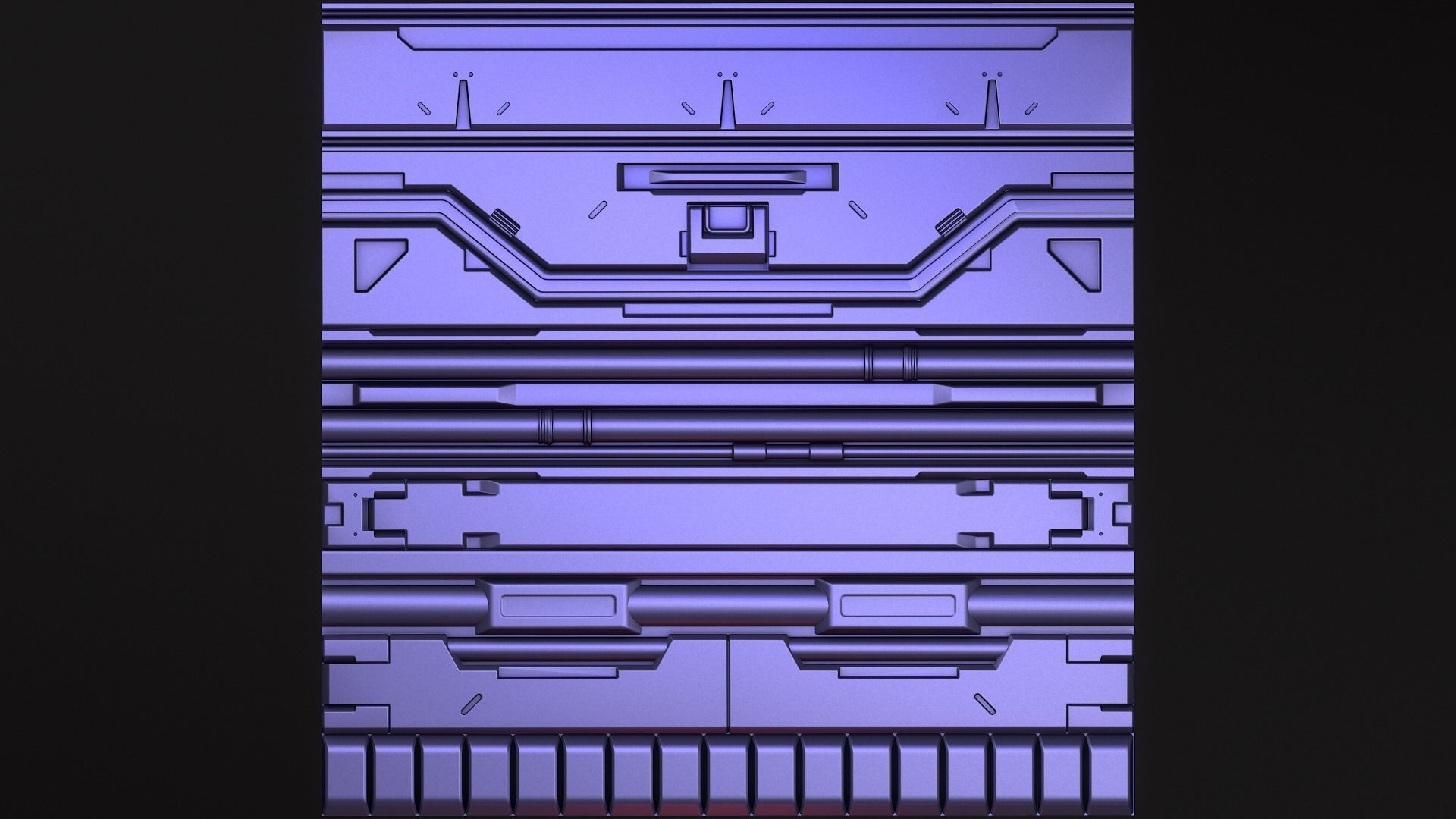 Sci-fi trim sheet Texture | CGTrader