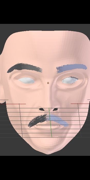 3D Man Face 3D model | CGTrader