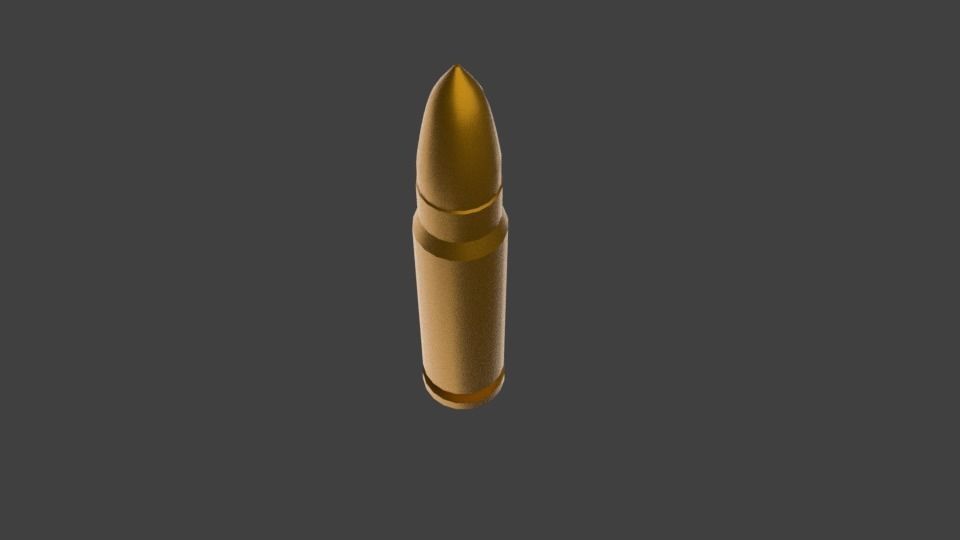 3D model A BULLET low poly VR / AR / low-poly | CGTrader