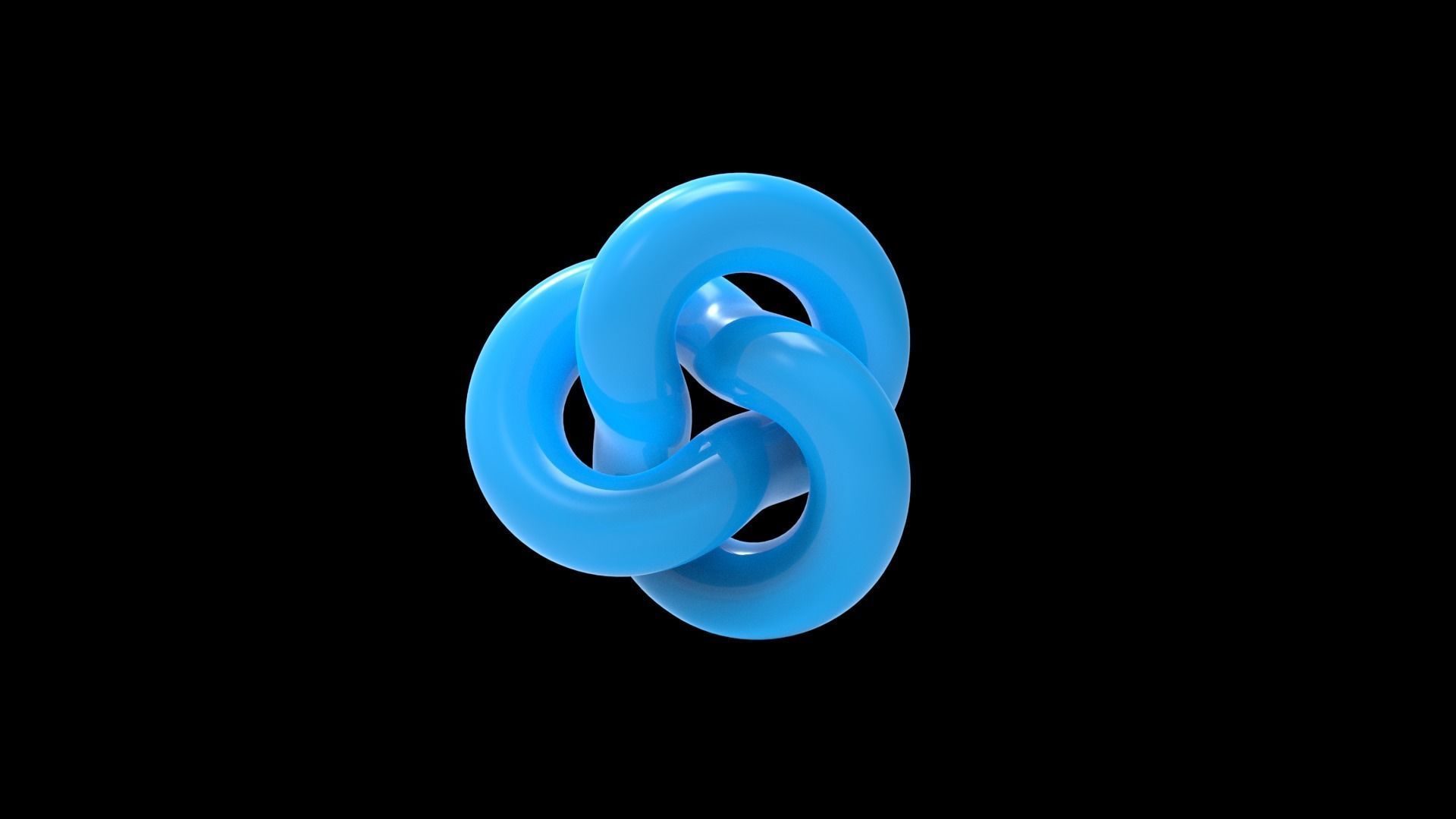 Torus Knot - Ready for 3D print 3D model 3D printable | CGTrader