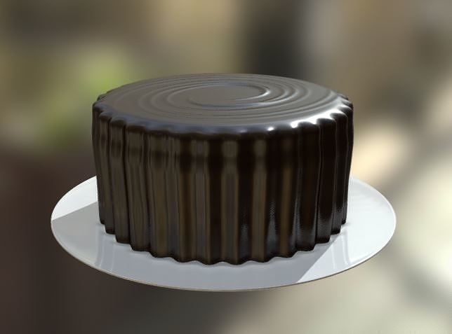 Cake Round 2 3D model | CGTrader