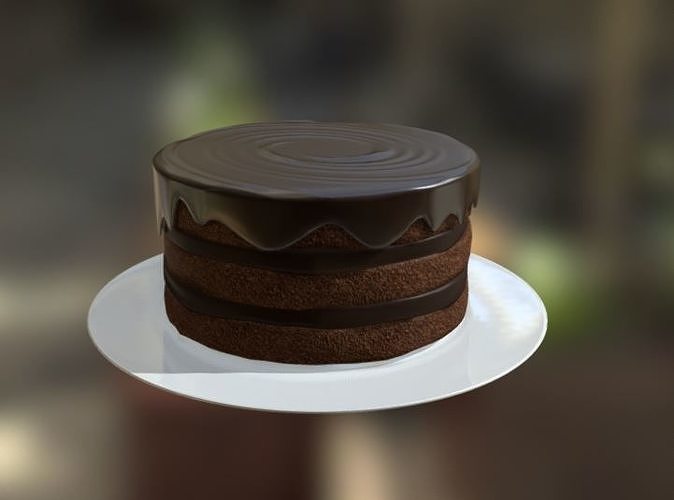 Cake Round 3 3D model | CGTrader