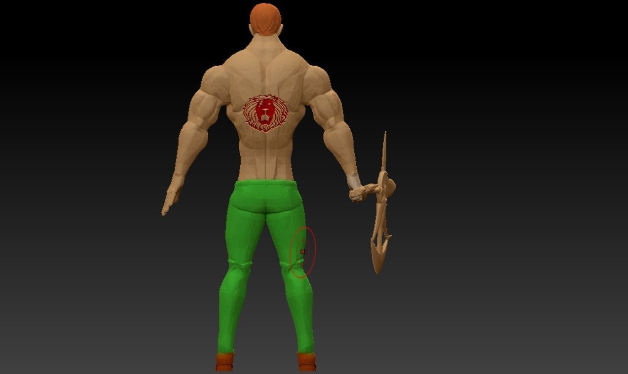 Escanor from Nanatsu no Taizai 3D model | CGTrader