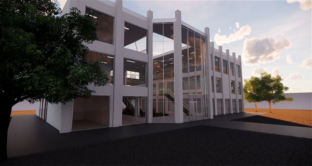 Shopping mall Revit 3D model 3D model | CGTrader