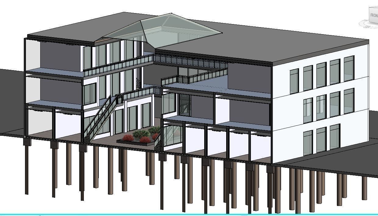 Shopping mall Revit 3D model 3D model | CGTrader