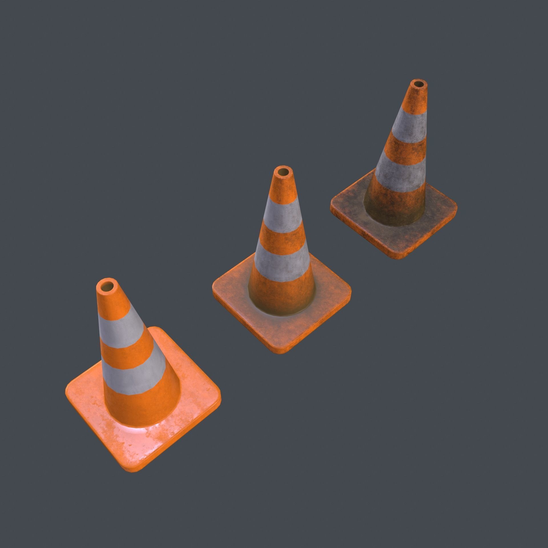 3D model Traffic Cones VR / AR / low-poly | CGTrader