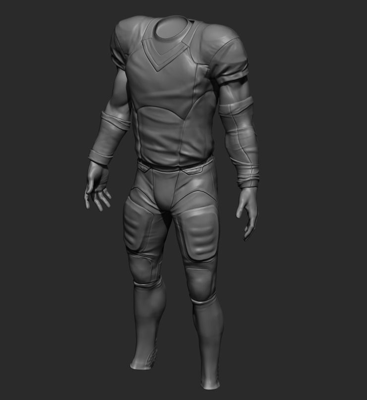 football Uniform with UV Textures 3D model | CGTrader