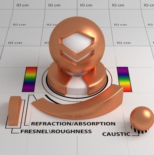 Texture Copper Shader VR / AR / low-poly | CGTrader