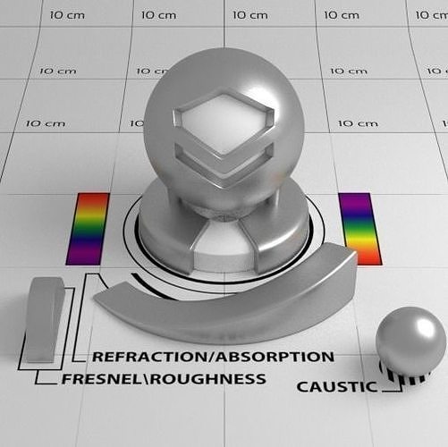 Texture Silver Shader VR / AR / low-poly | CGTrader