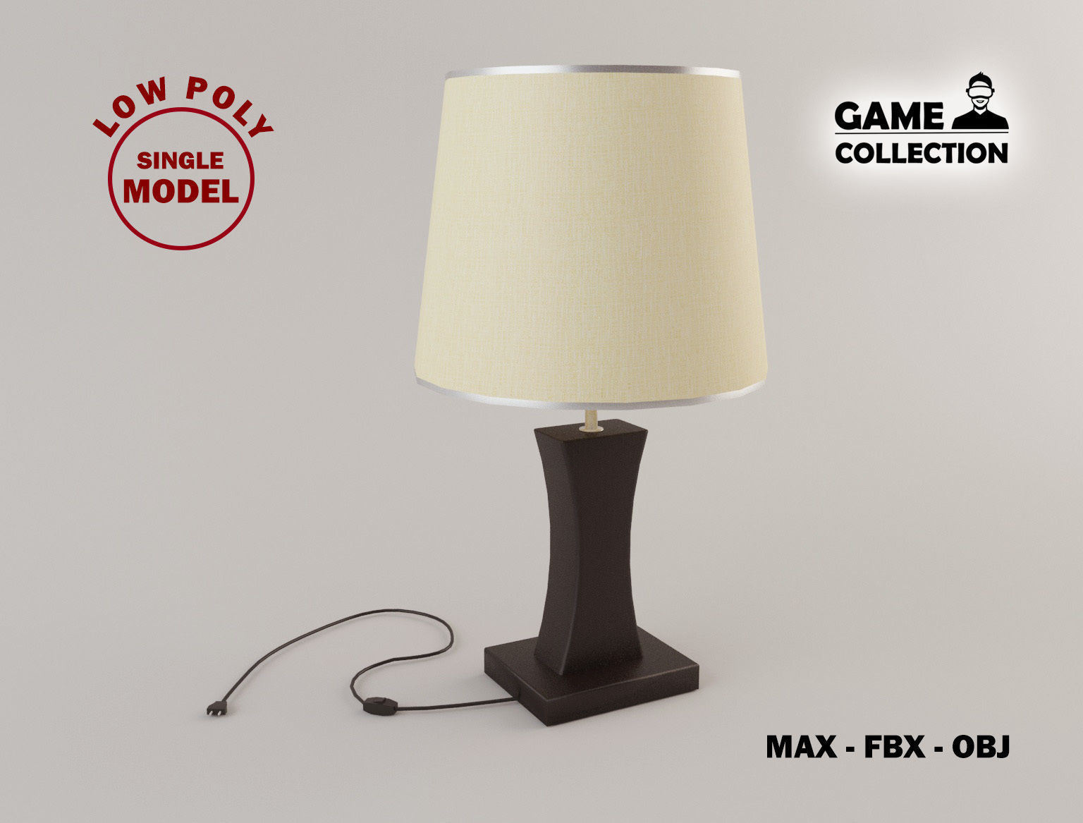 3D model Modern Lamp 2 lowpoly VR / AR / low-poly | CGTrader