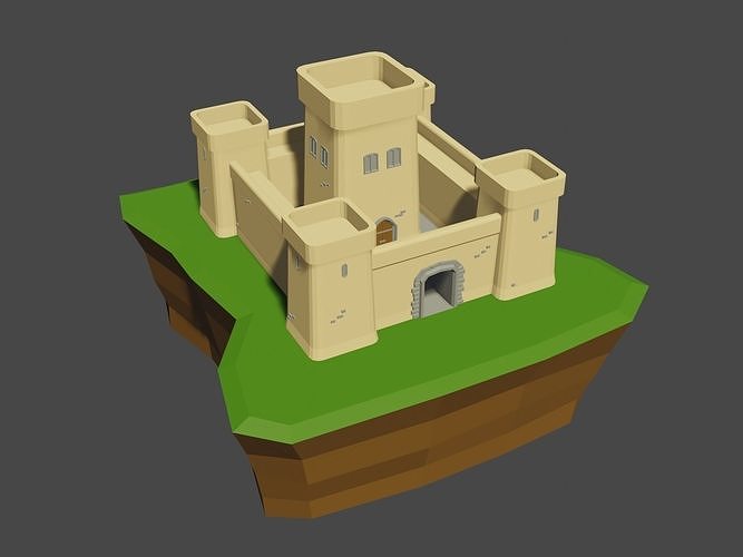 Medieval Castle 3D model | CGTrader