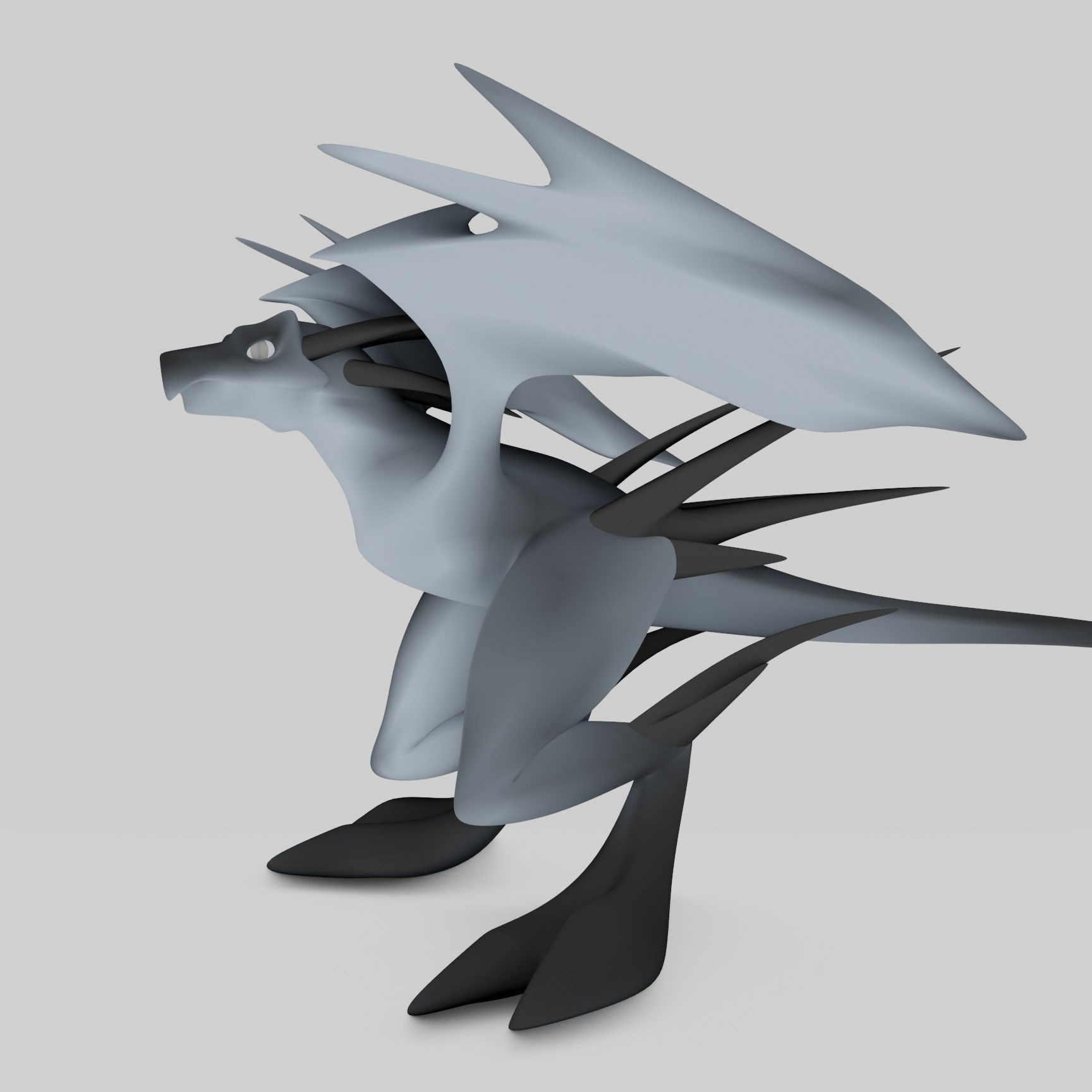 3D model Flying Dragon VR / AR / low-poly rigged animated | CGTrader
