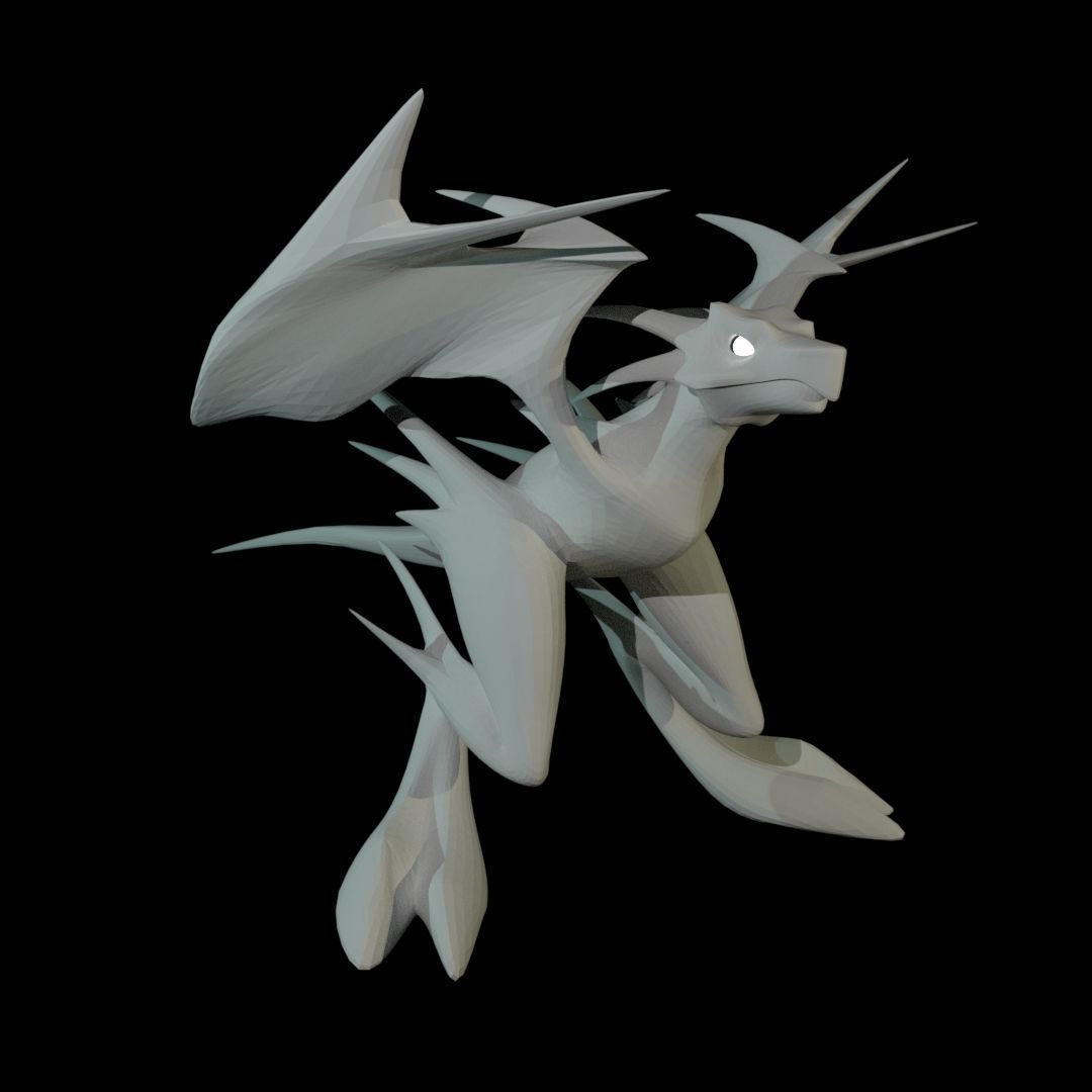 3D model Flying Dragon VR / AR / low-poly rigged animated | CGTrader