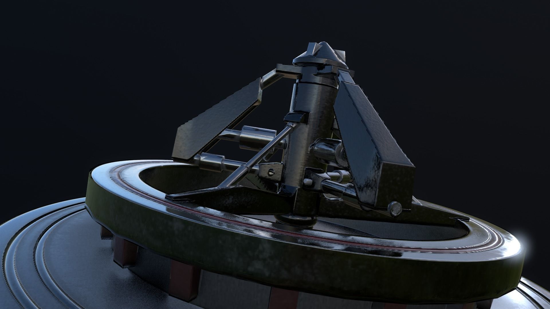 3D model Apollo command Service module and Lunar Module VR / AR / low ...