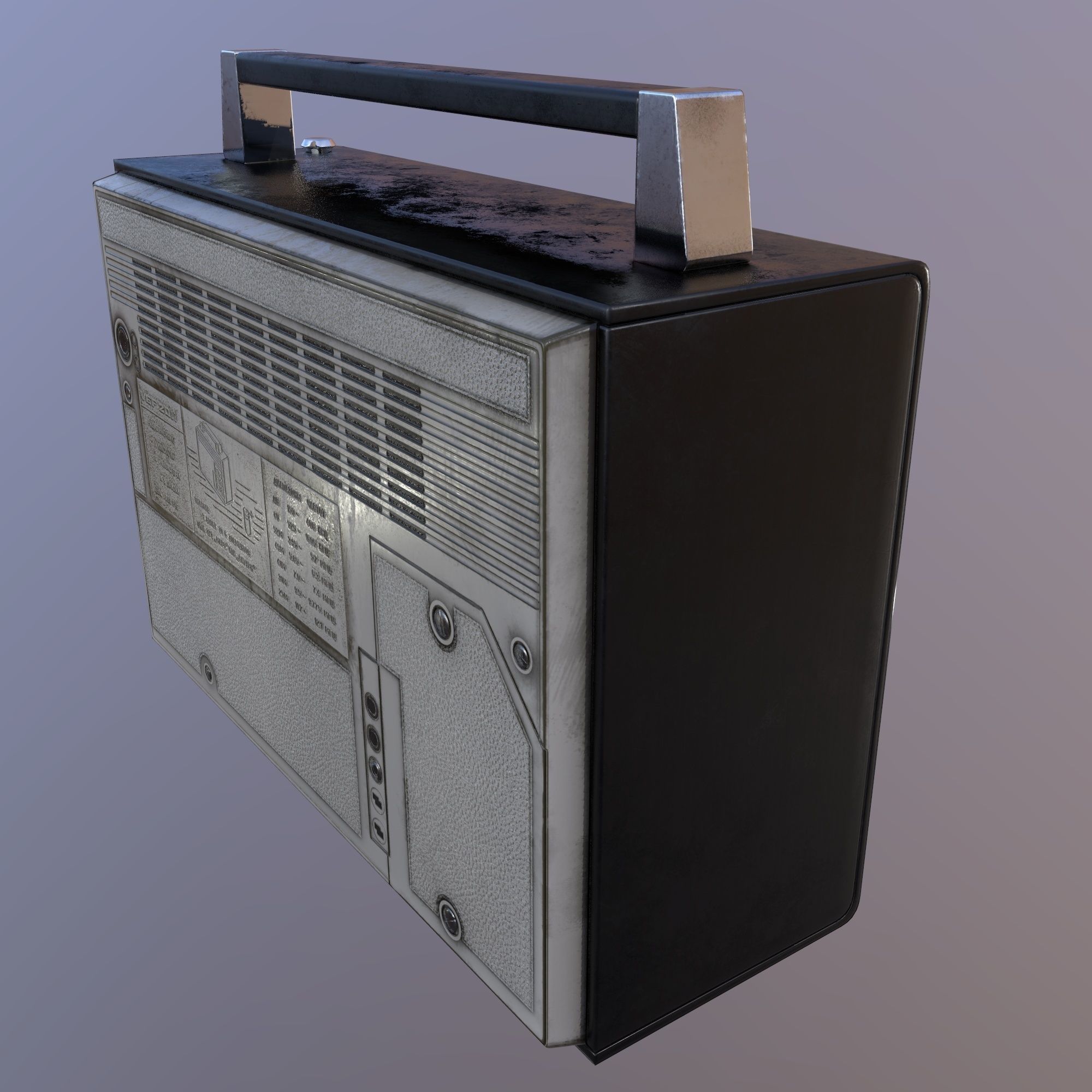 3D model Radio Vef 201 VR / AR / low-poly | CGTrader