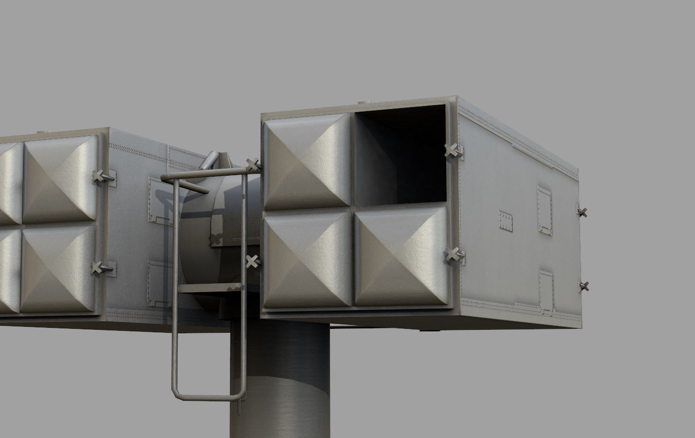 3D model Sea Sparrow Launcher Mark 29 VR / AR / low-poly | CGTrader