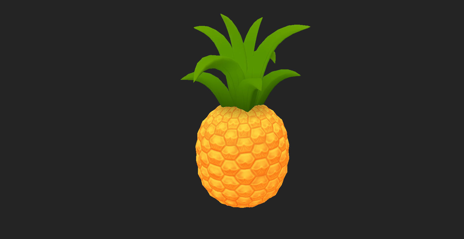 3D model Pineapple VR / AR / low-poly | CGTrader