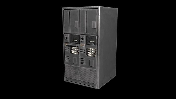 Sci-Fi Server free VR / AR / low-poly 3D model | CGTrader