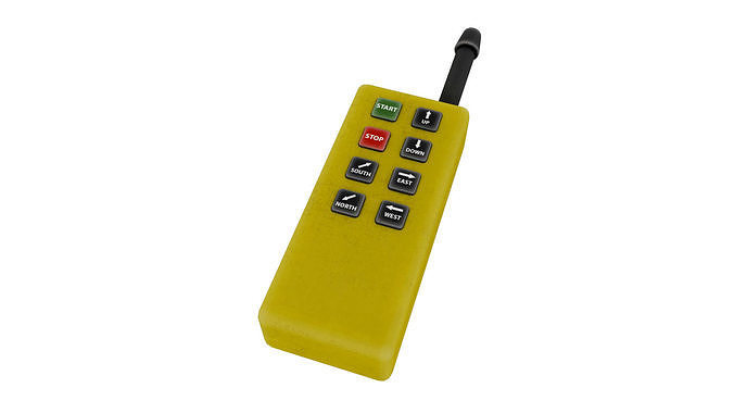 Crane Remote Control 3D model | CGTrader