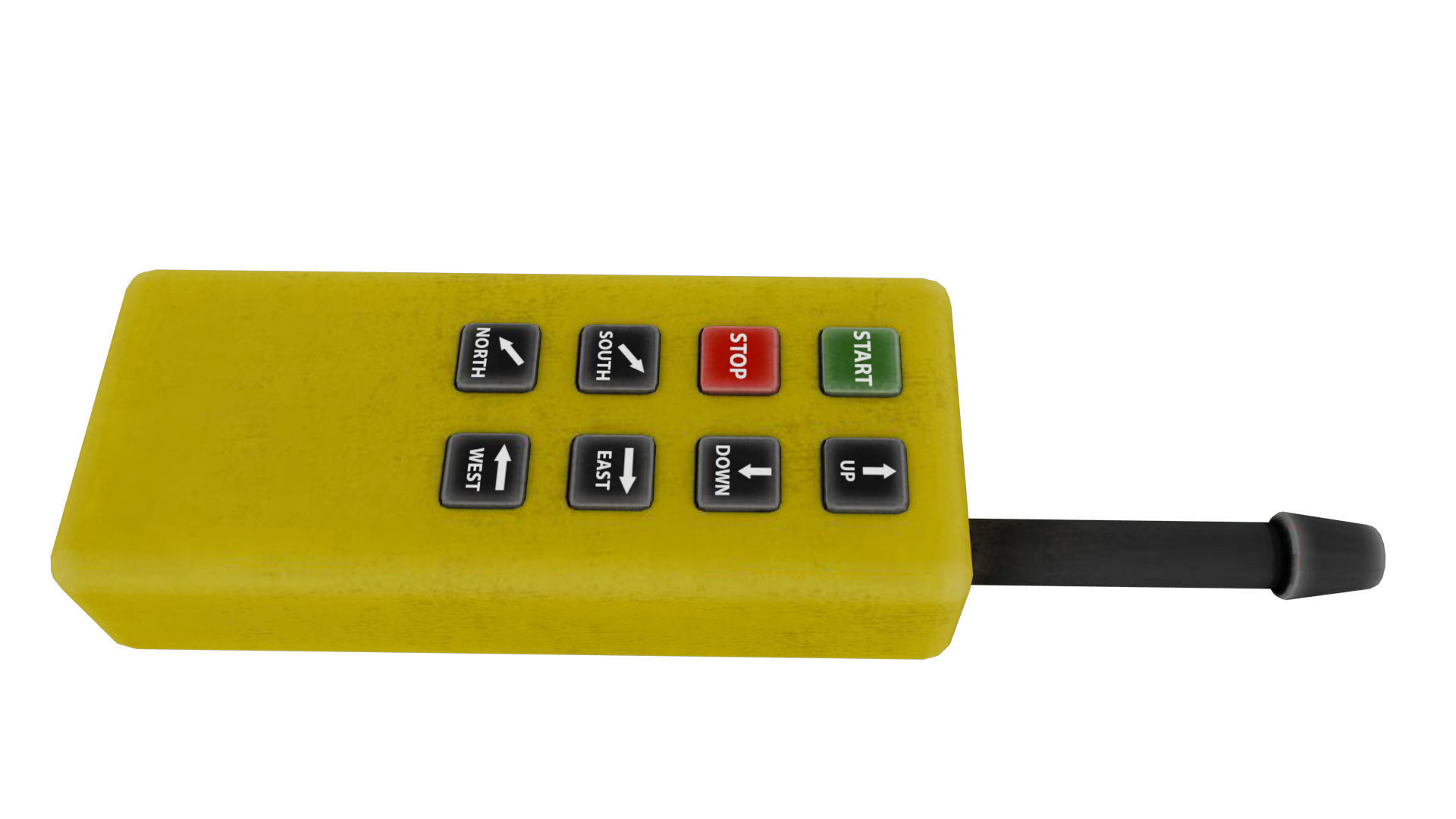 Crane Remote Control 3D model | CGTrader