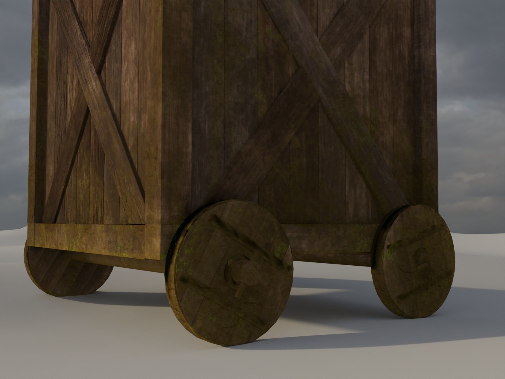 3D model Wood Tower VR / AR / low-poly | CGTrader