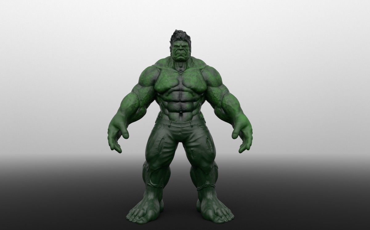 Hulk 3d print incredible 3D model 3D printable | CGTrader