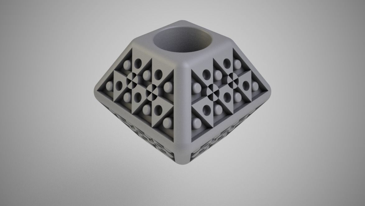Geometric Beads 3D model 3D printable | CGTrader