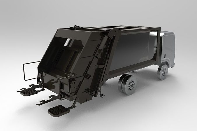 Garbage Truck 3D model | CGTrader