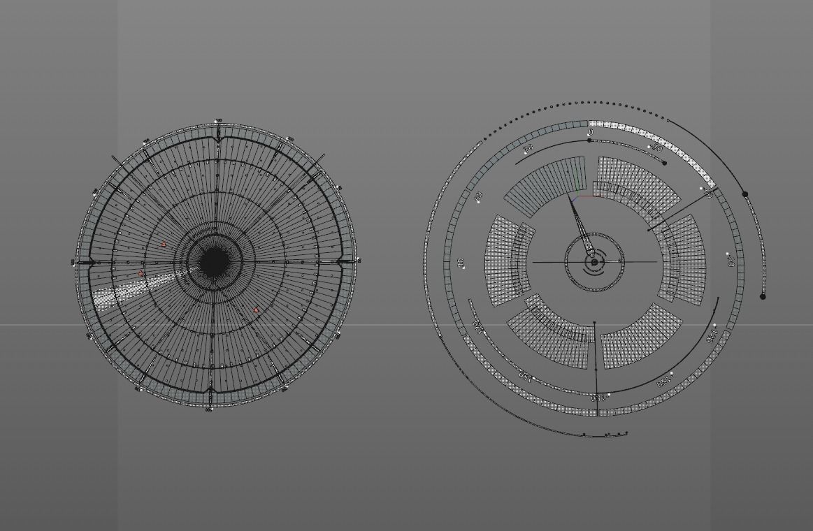 Sci-Fi Hud Elements dashboard 3D model | CGTrader