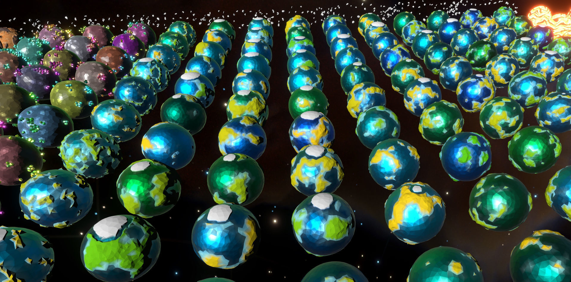 3D model Polygon Planets Pack VR / AR / low-poly animated | CGTrader