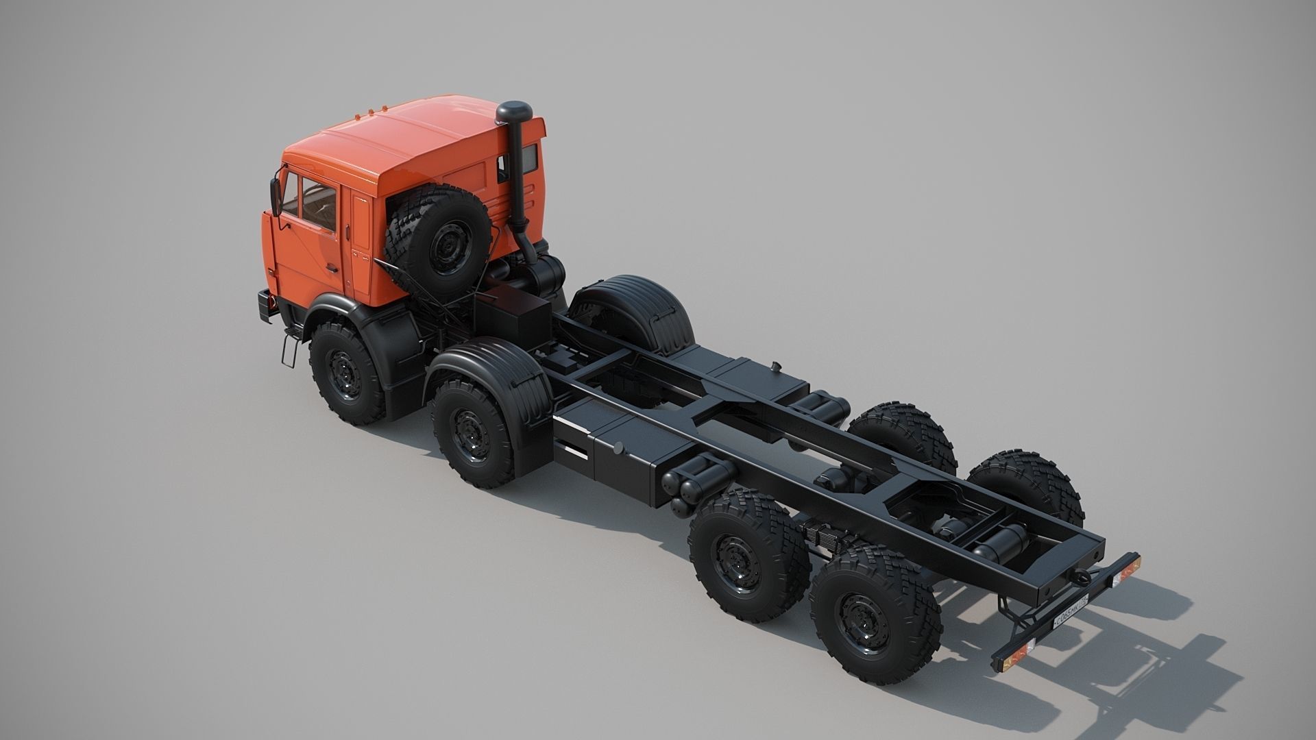 Kamaz 8x8 3D model | CGTrader