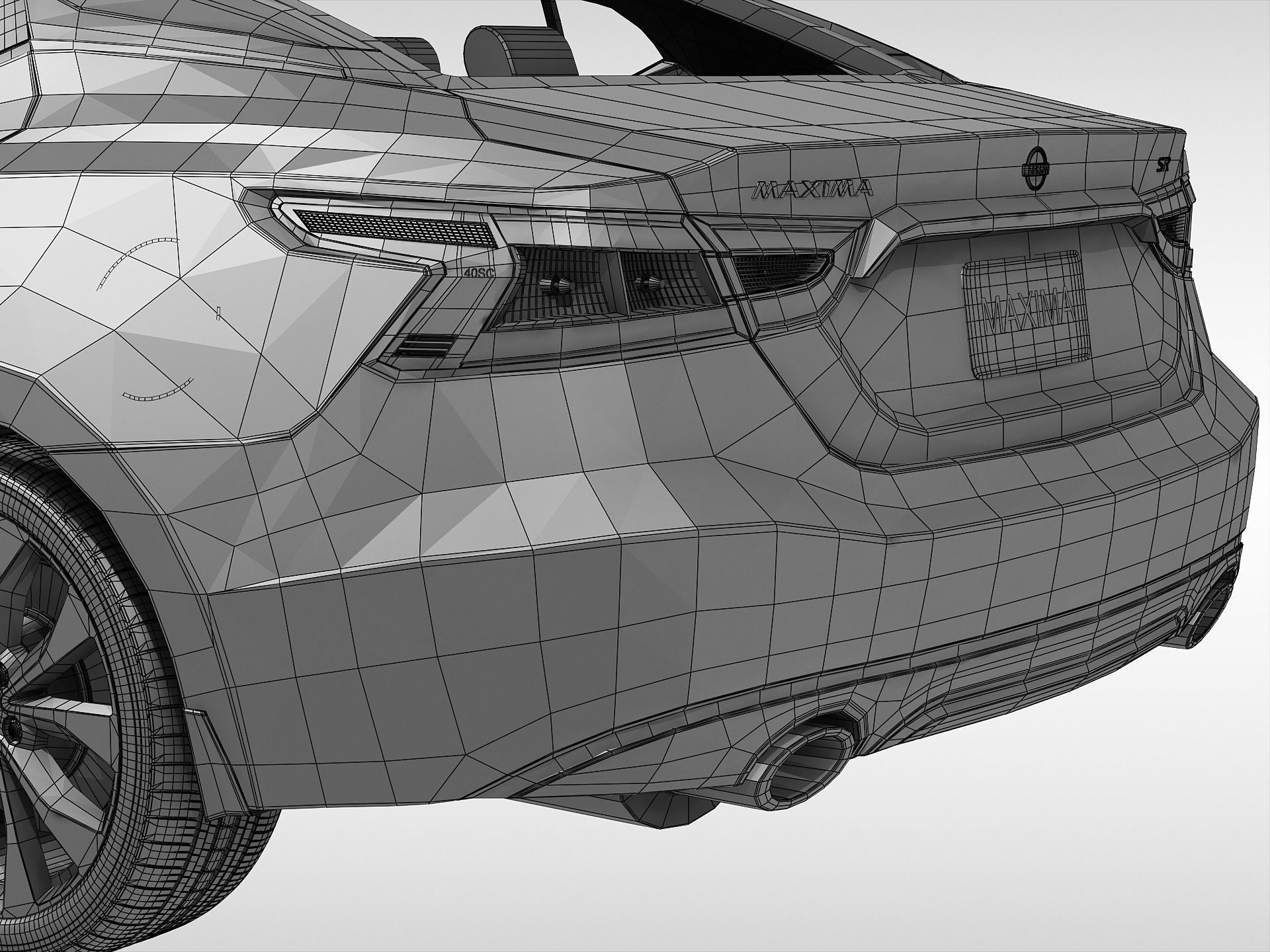 Nissan Maxima 2016 3D model | CGTrader