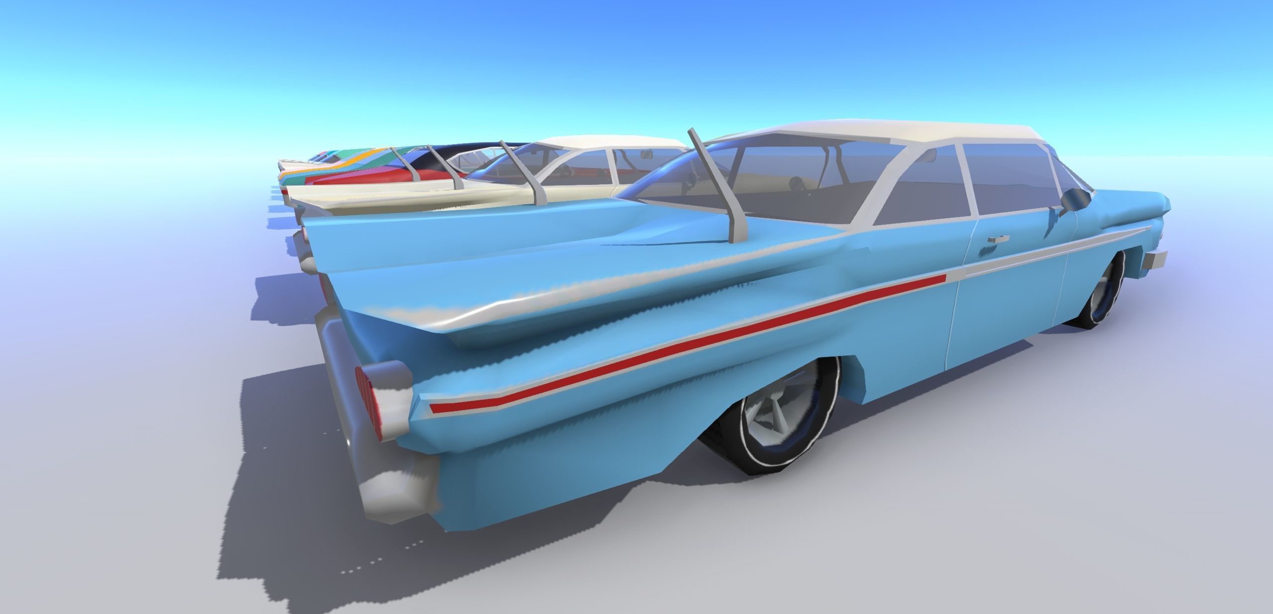 3D model Classic Cars 7-Pack VR / AR / low-poly | CGTrader