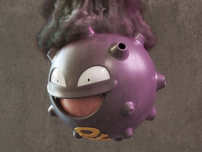 Koffing free 3D model | CGTrader