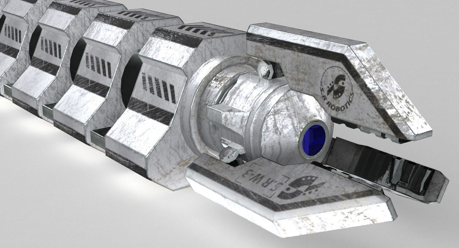 Sci Fi Worm 3D model | CGTrader