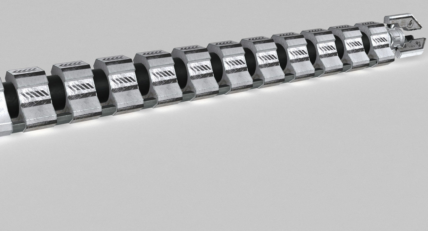 Sci Fi Worm 3D model | CGTrader