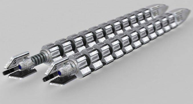 Sci Fi Worm 3D model | CGTrader