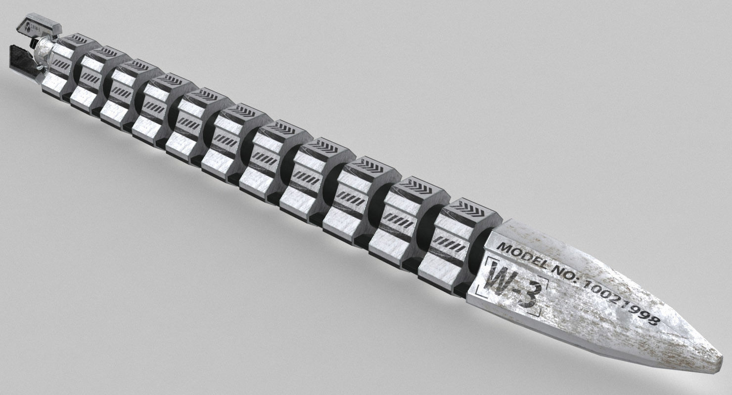 Sci Fi Worm 3D model | CGTrader