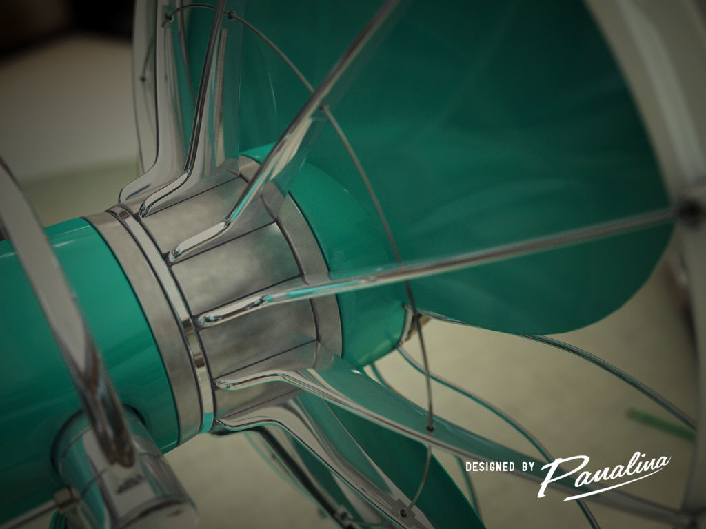 Panalina Vintage Fan Ventilator 3D model rigged | CGTrader