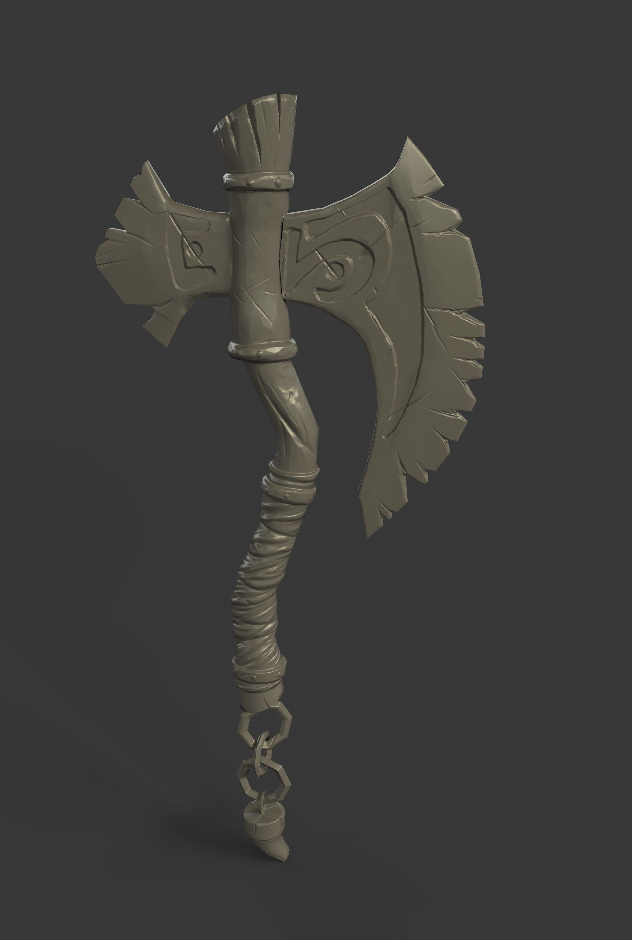 3D model stylize axe VR / AR / low-poly | CGTrader