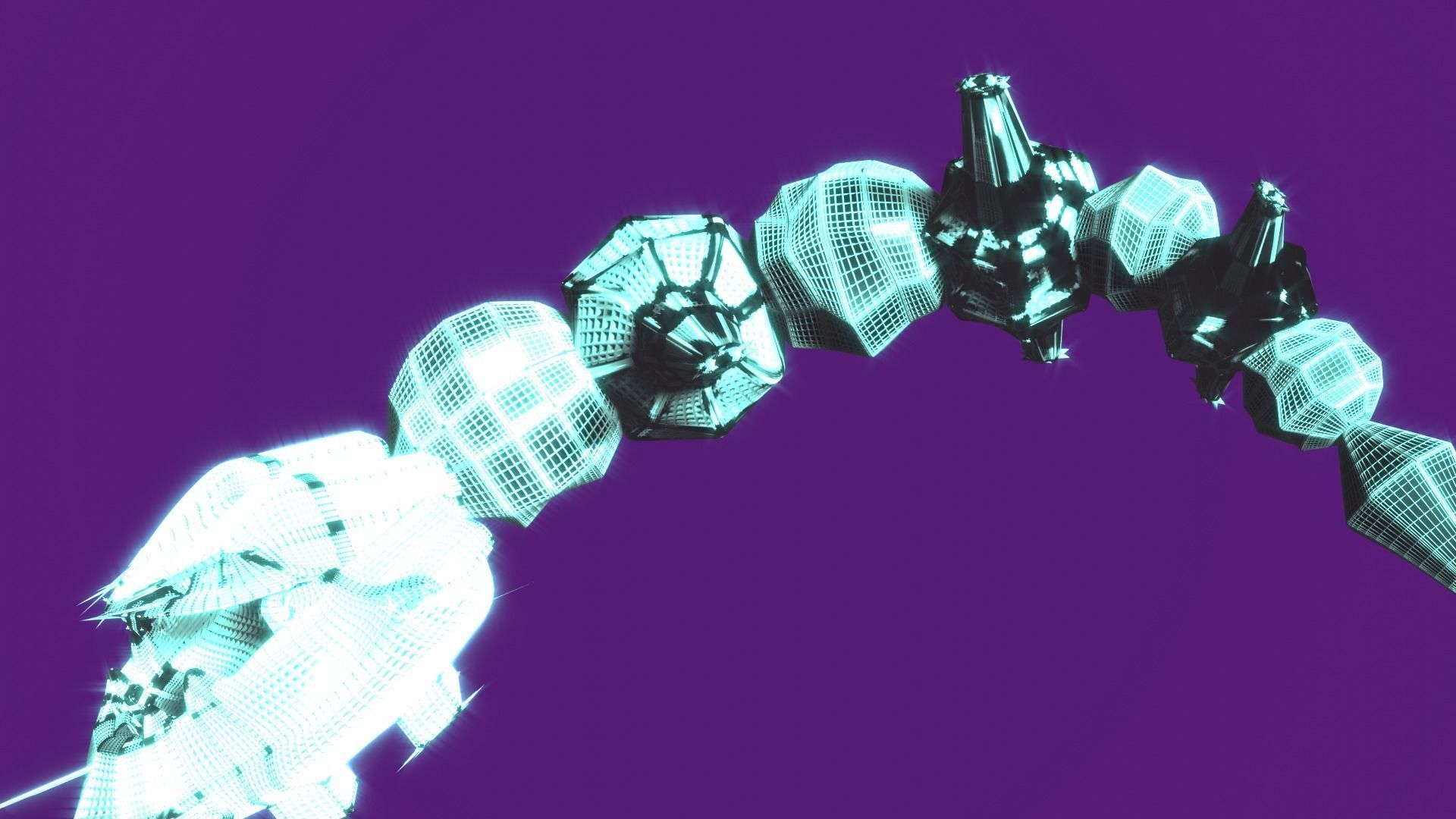 Steelix golden monster with spikes 3D model animated rigged | CGTrader