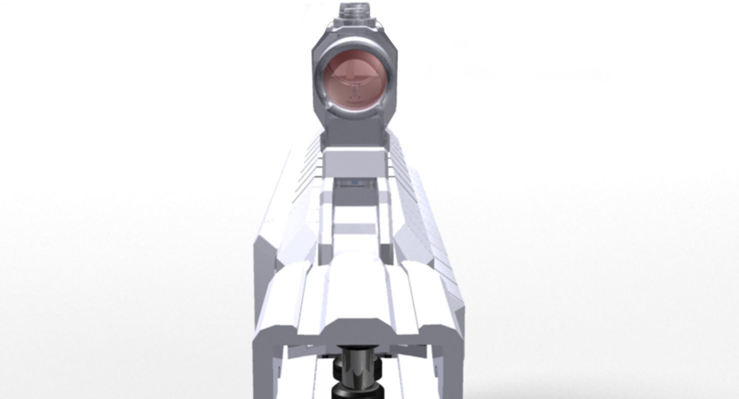 DBP Gun animated 3D model animated | CGTrader