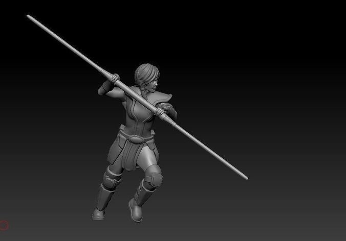Ancient Female Grand Master 3D model 3D printable | CGTrader