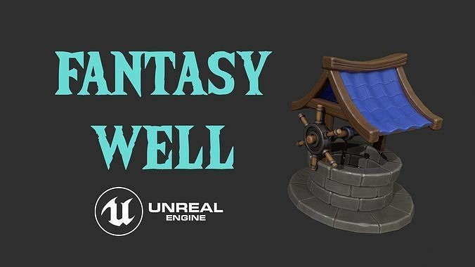 3D model Stylized Fantasy Well VR / AR / low-poly | CGTrader