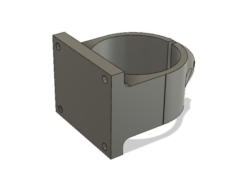 CNC Router holder 65mm free 3D model 3D printable | CGTrader