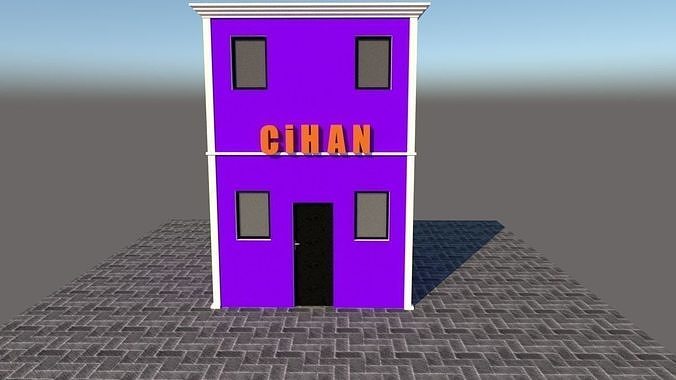 small animated house 3D model | CGTrader