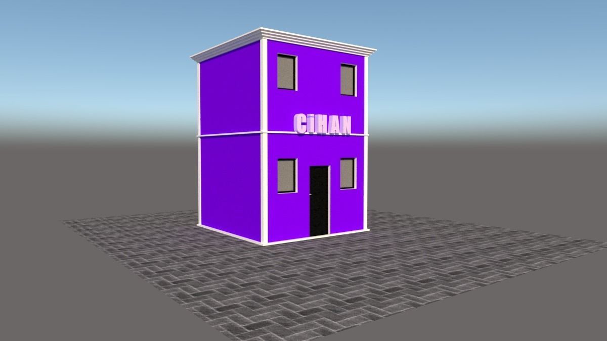 small animated house 3D model | CGTrader