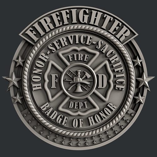 3d STL models for CNC router firefighter 3D model | CGTrader